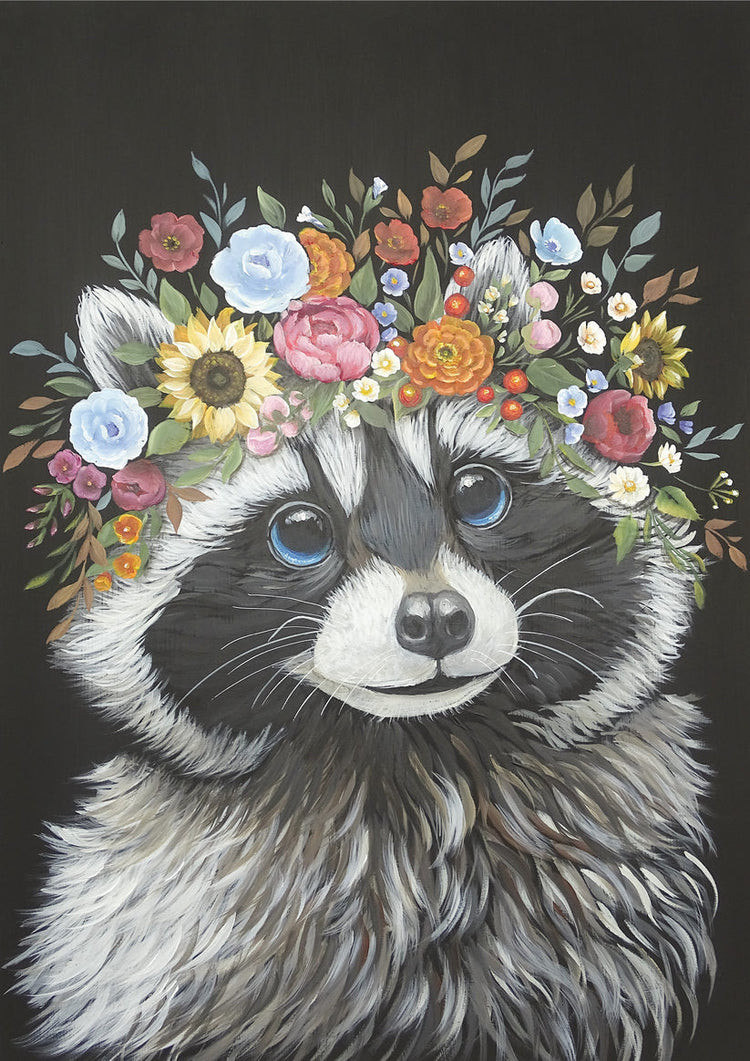 Belles and Whistles A2 Rice Paper - Clever Raccoon – Victorian Porch